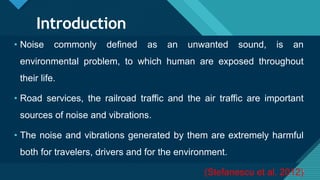 Noise Pollution Sources, Effects and control of Gujrat- JPJ Road | PPTX