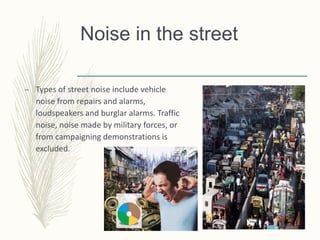 Noise Pollution | PPTX
