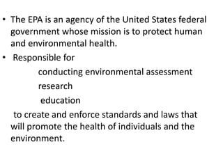 Environmental protection agency and IndiA,NOISE | PPTX