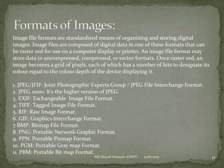 Noise recognition in digital image | PPTX