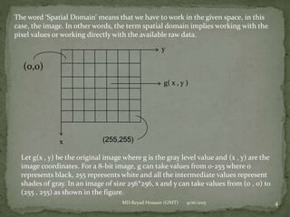 Noise recognition in digital image | PPT