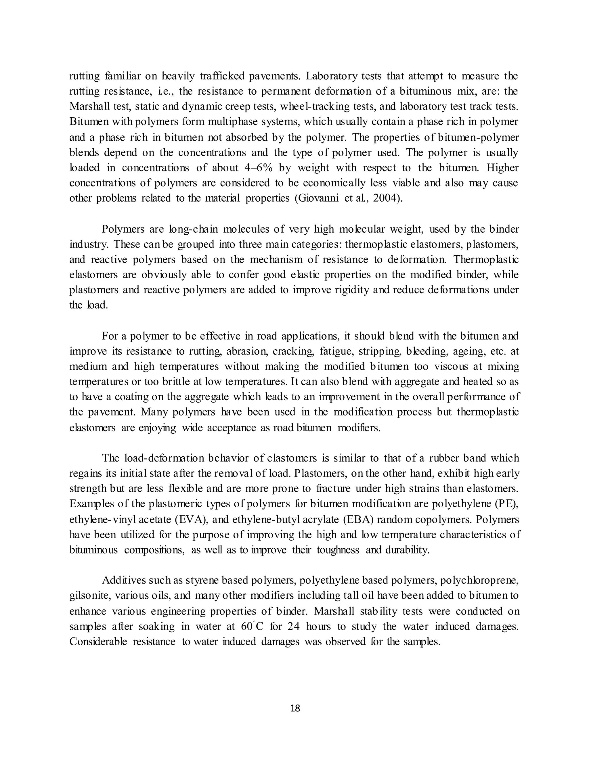 Noise reduction made of rubberized bituminous top layer report | DOCX