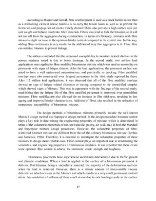 Noise reduction made of rubberized bituminous top layer report | DOCX