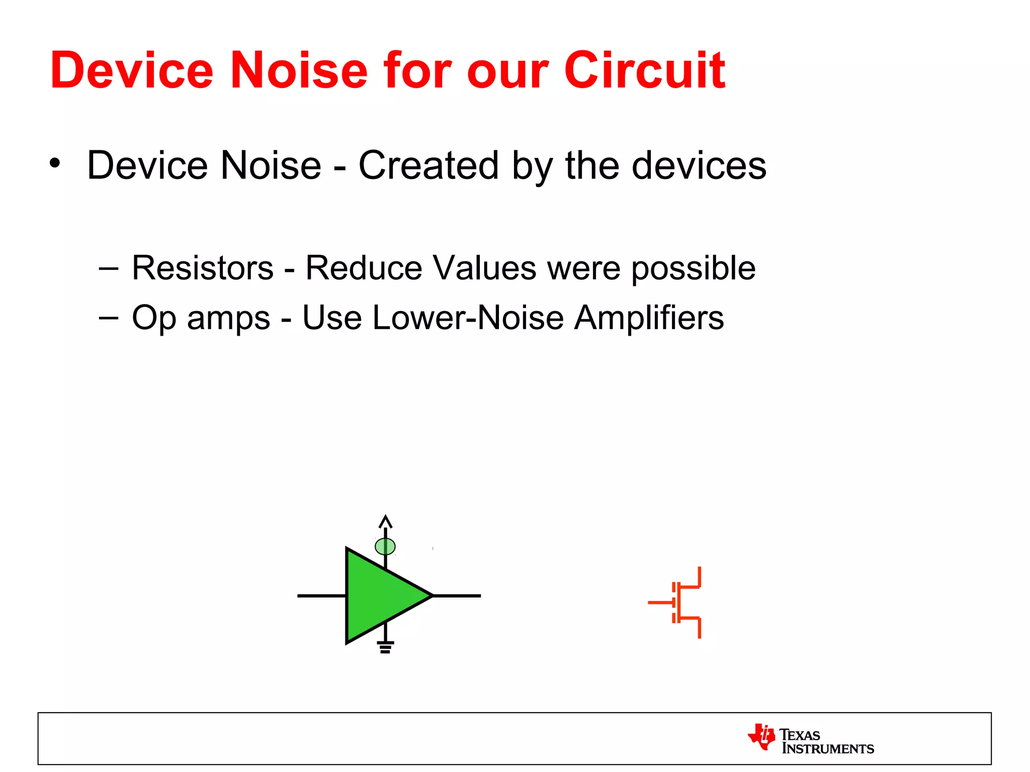 Noise reduction techniques | PPT