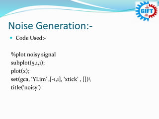 Noise removal using_ecg | PPT