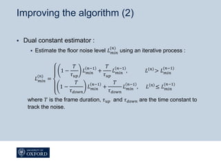 Noise suppression Algorithm | PPTX