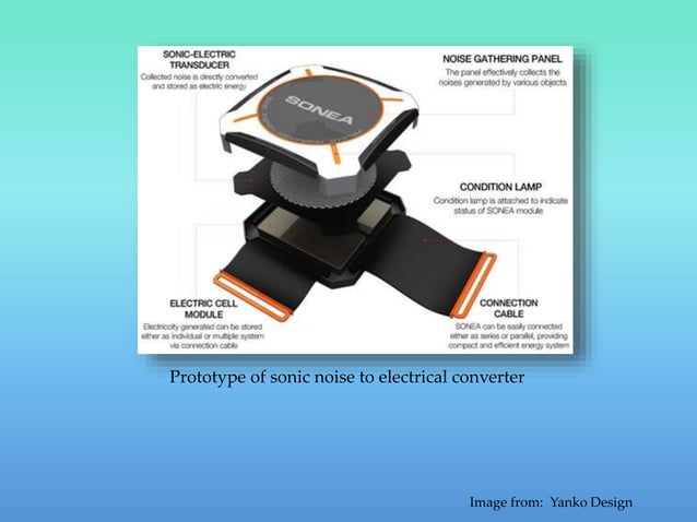 Noise to electric Energy Conversion | PPT
