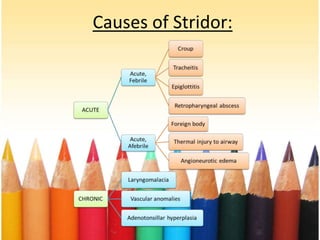 Noisy breathing in children | PPTX