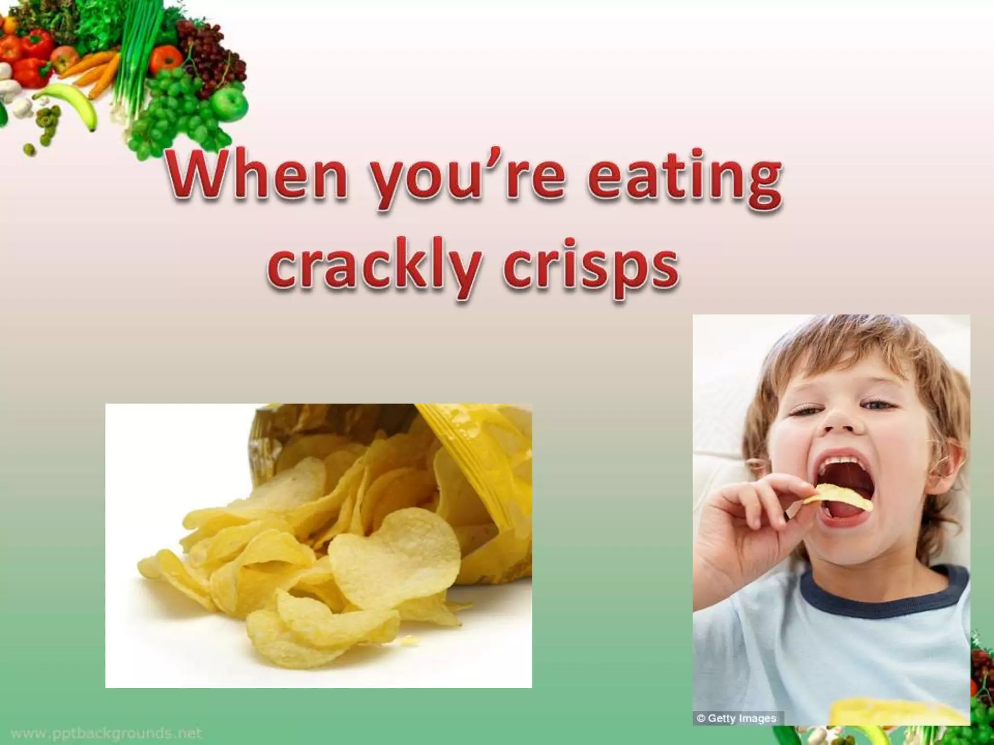 English KSSR year 4 poem (Noisy food) | PPTX