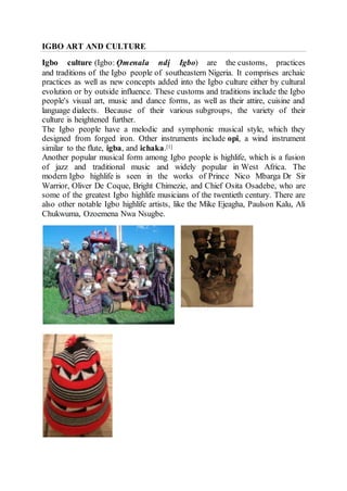 Nok culture | DOCX | World/International Music | Music