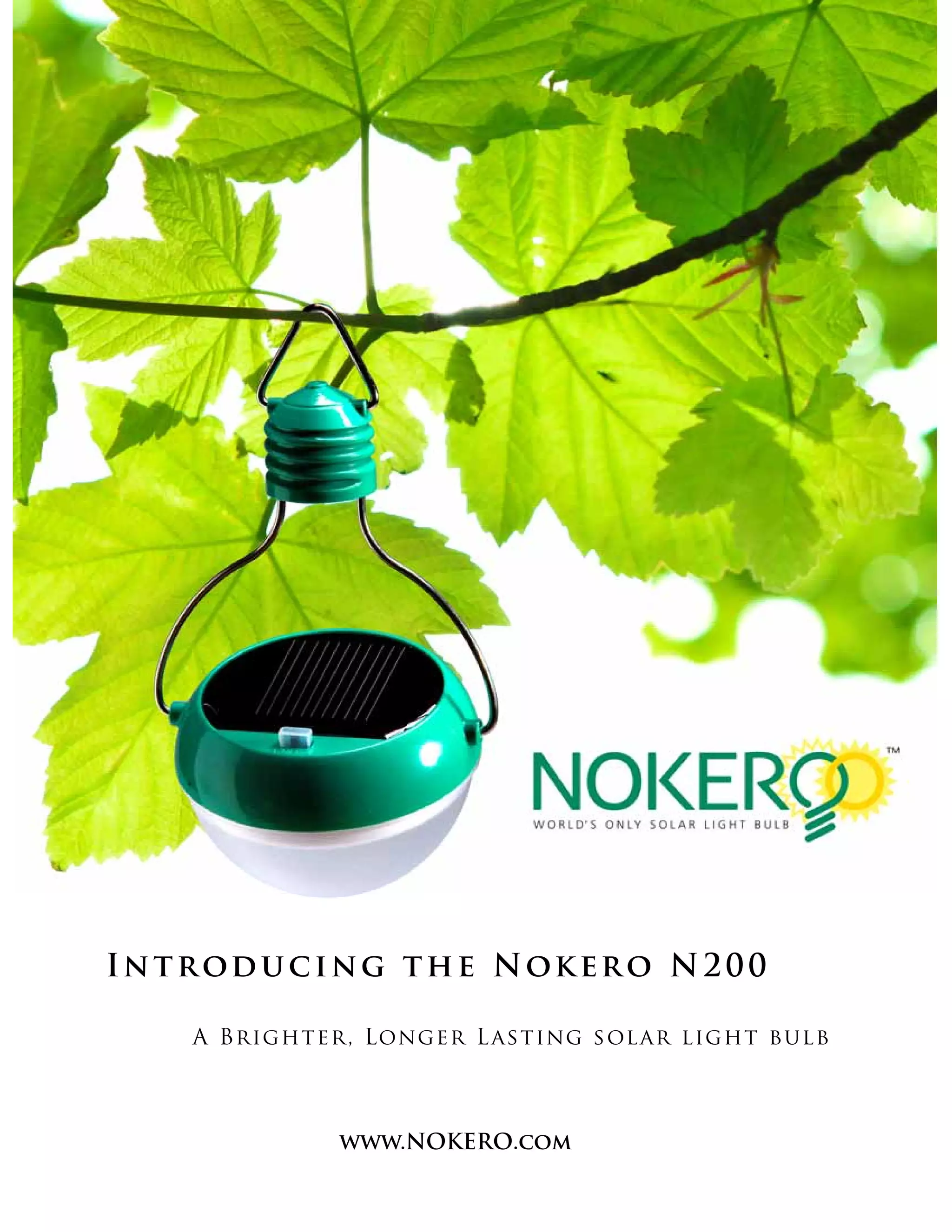 Nokero a4 n200_intro_pack_email | PDF