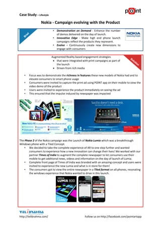 Nokia - Campaign evolving with the Product | PDF