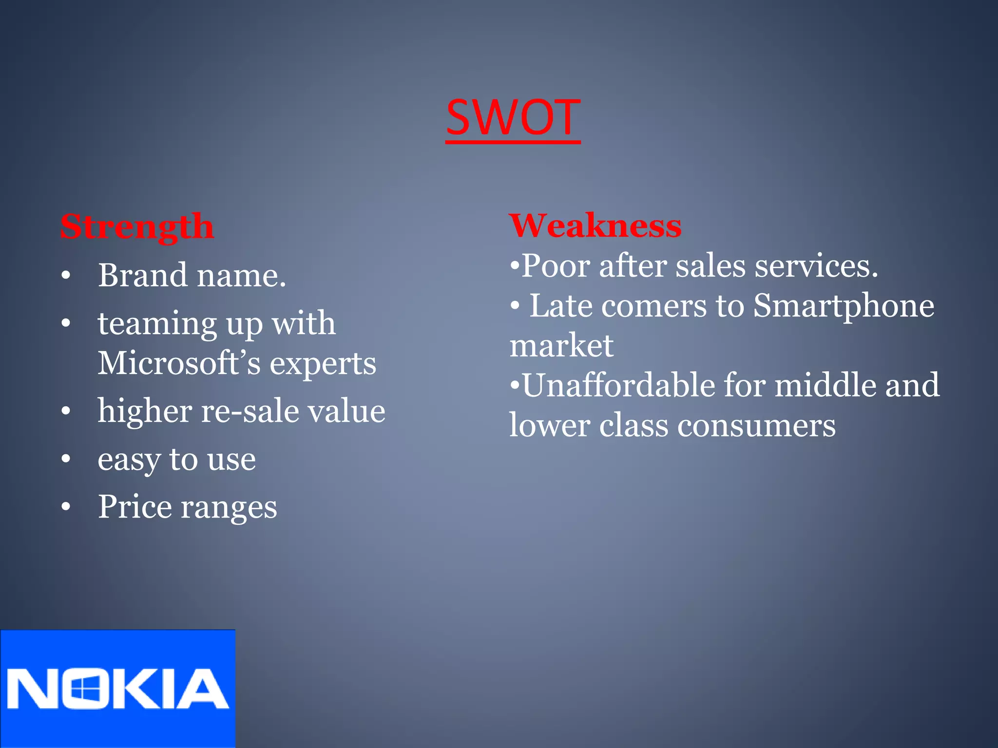 Nokia marketing strategy | PPTX