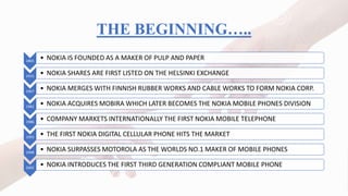 Nokia - Success and Reasons for failures | PPTX