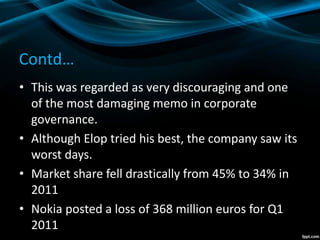 Nokia case study | PPTX