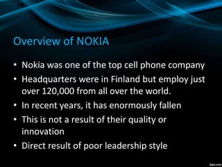 Nokia case study | PPTX