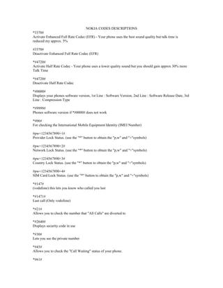 Nokia Code | PDF