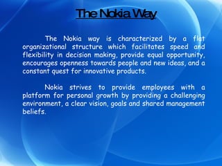 Nokia Fostering Innovation | PPT