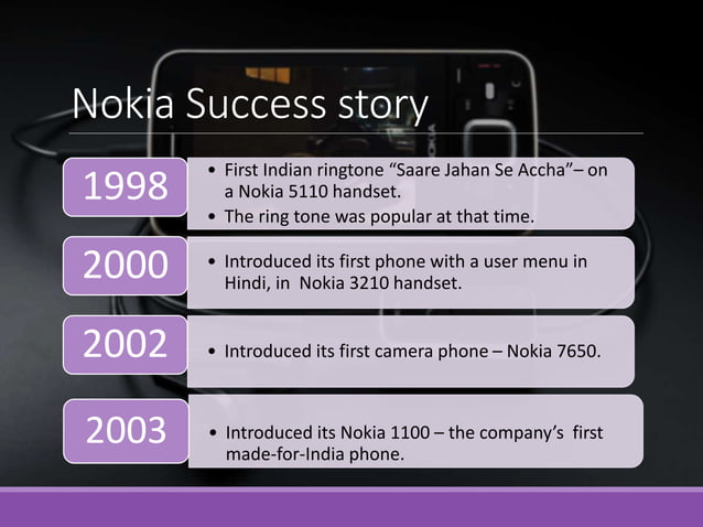 Nokia Case Study | PPTX | Smartphones | Consumer Electronics