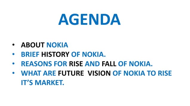 Nokia- PPT | PPT