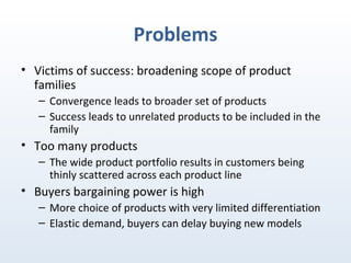 Nokia product line management analysis - presentation | PPT