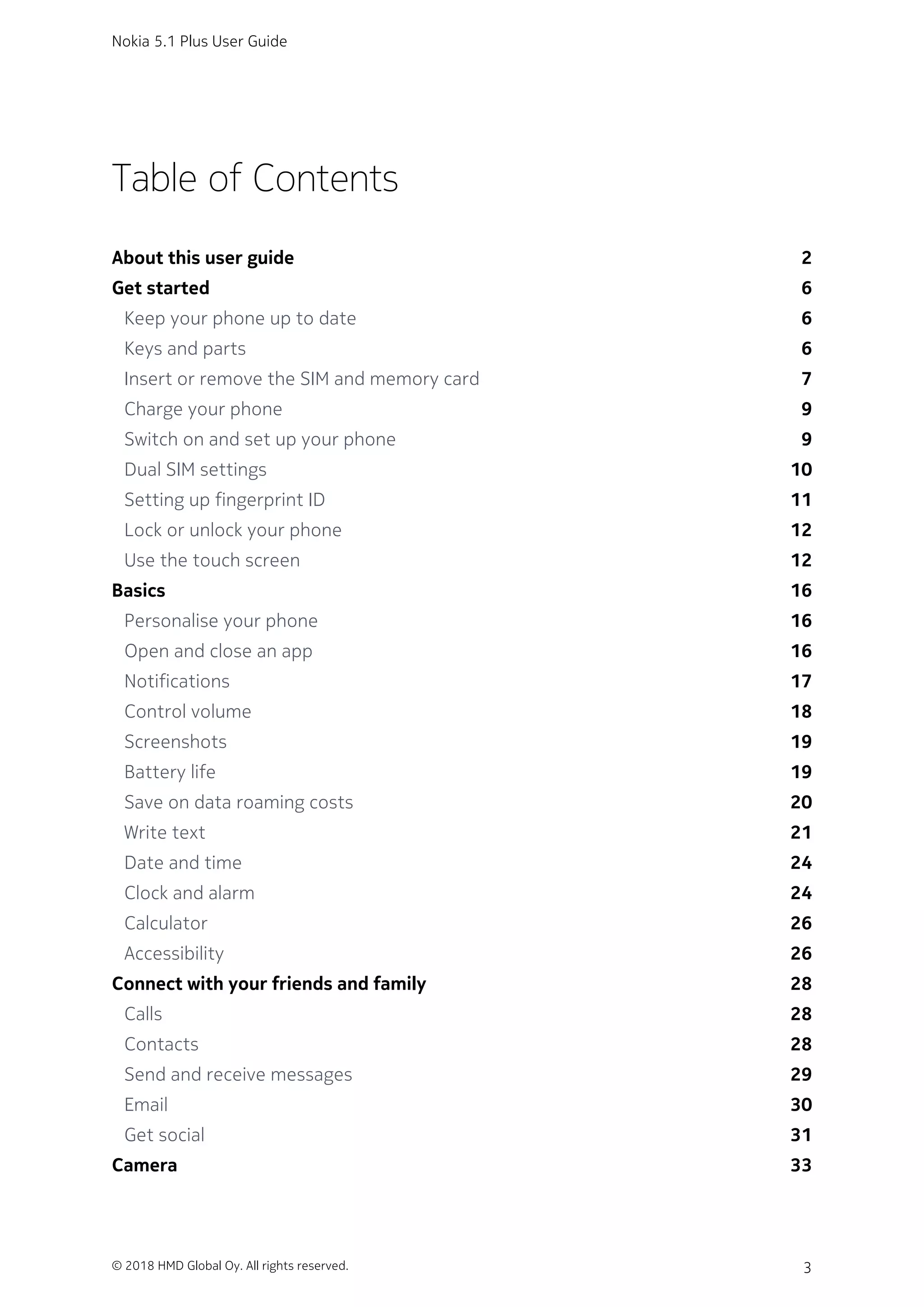 Nokia 5.1 Plus Manual/User Guide | PDF