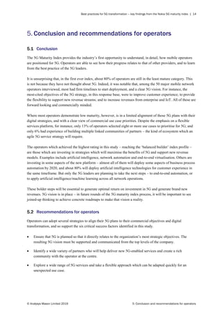 Best Practices for 5G Transformation - Key Findings from the Nokia 5G ...