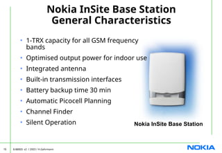 Introduction to Nokia Base Stations BSS S10.5 ED | PPT