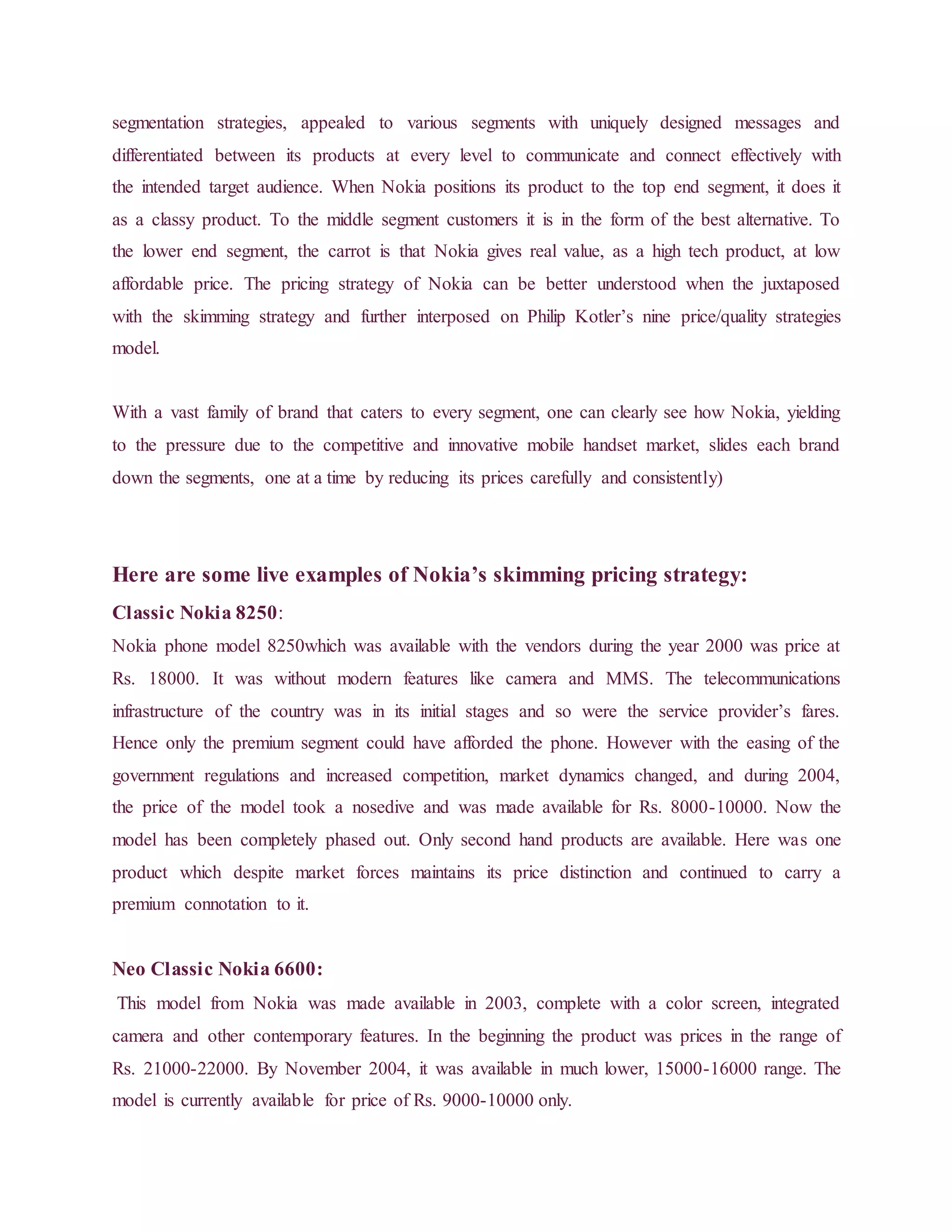 Nokia case study | DOCX