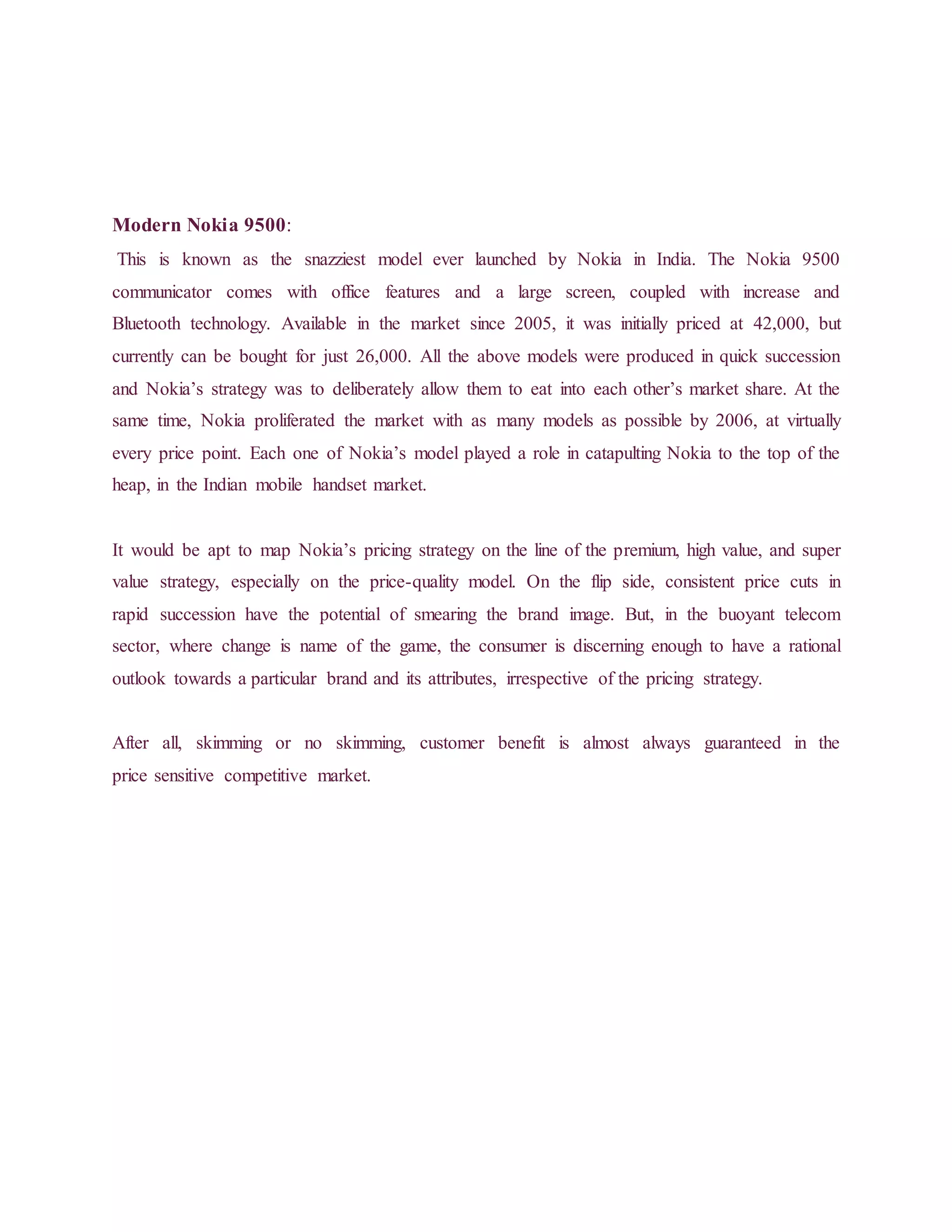 Nokia case study | DOCX