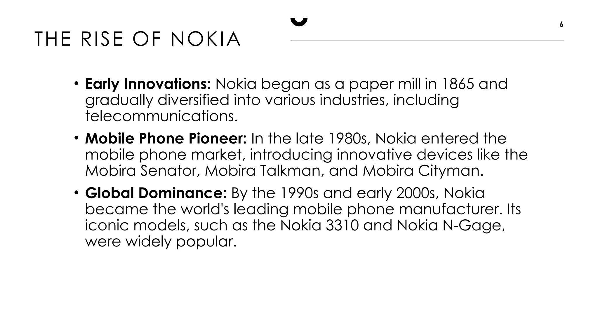 NOKIA COMPANY.pptxRise and downfall of nok | PPTX