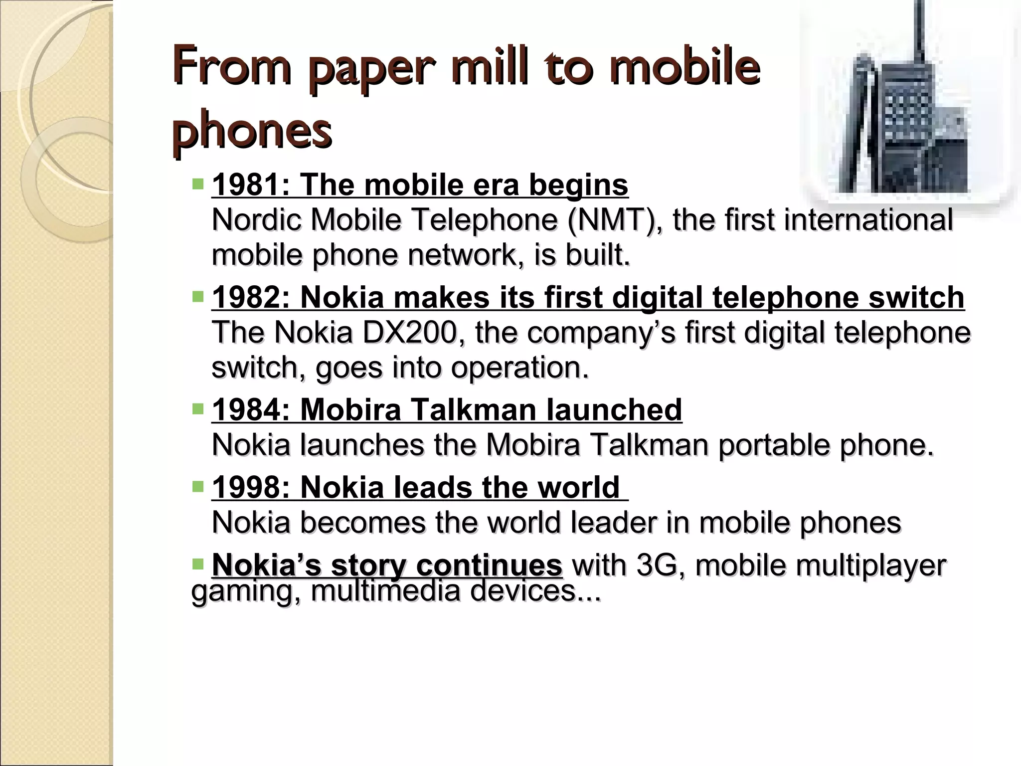 Nokia Corporate | PPT