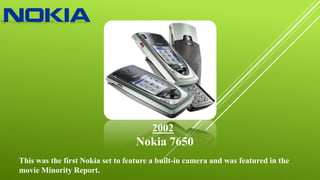Nokia 7650 Minority Report