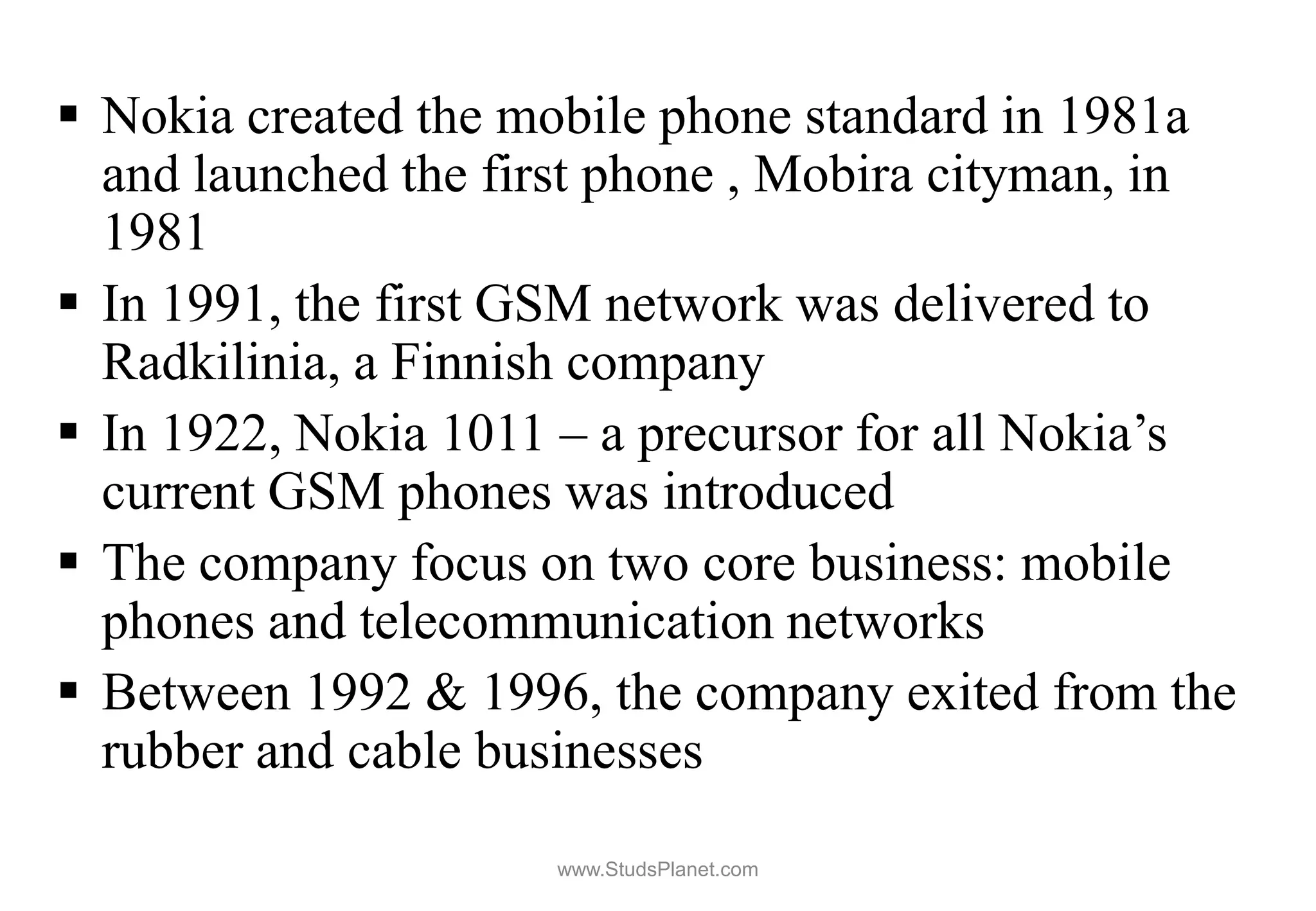 Nokia international product life cycle 1 | PPTX