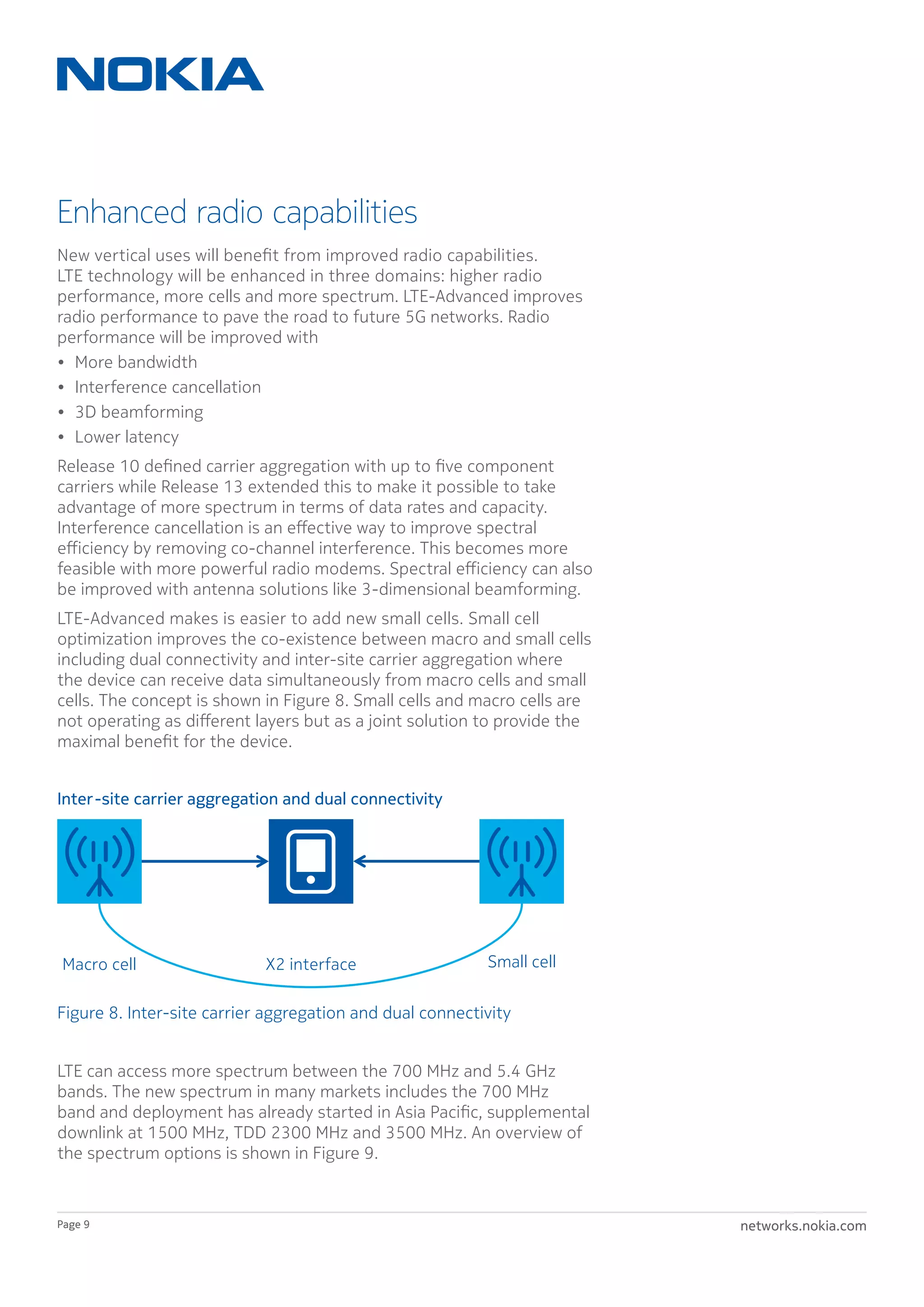 Nokia lte advanced evolution white_paper | PDF