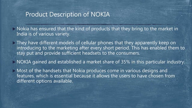 Nokia Pricing Strategy Case Study | PPTX | Smartphones | Consumer ...