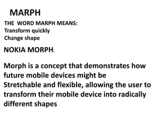 Nokia morph | PPTX