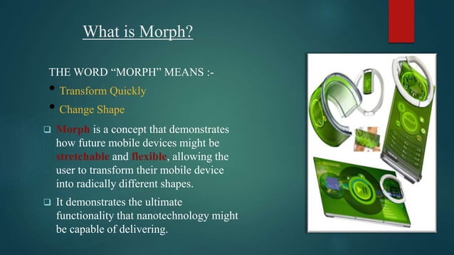 Nokia morph technology | PPT