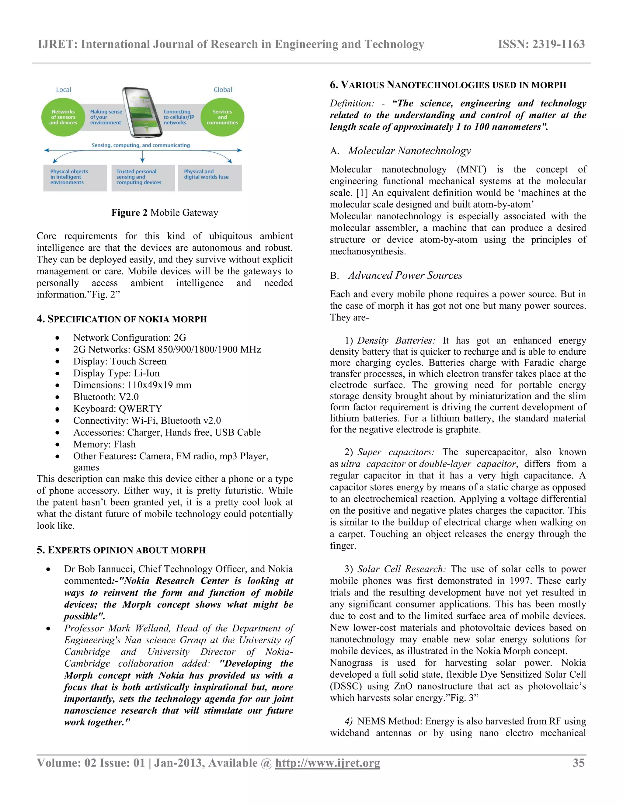 Nokia morph technology | PDF