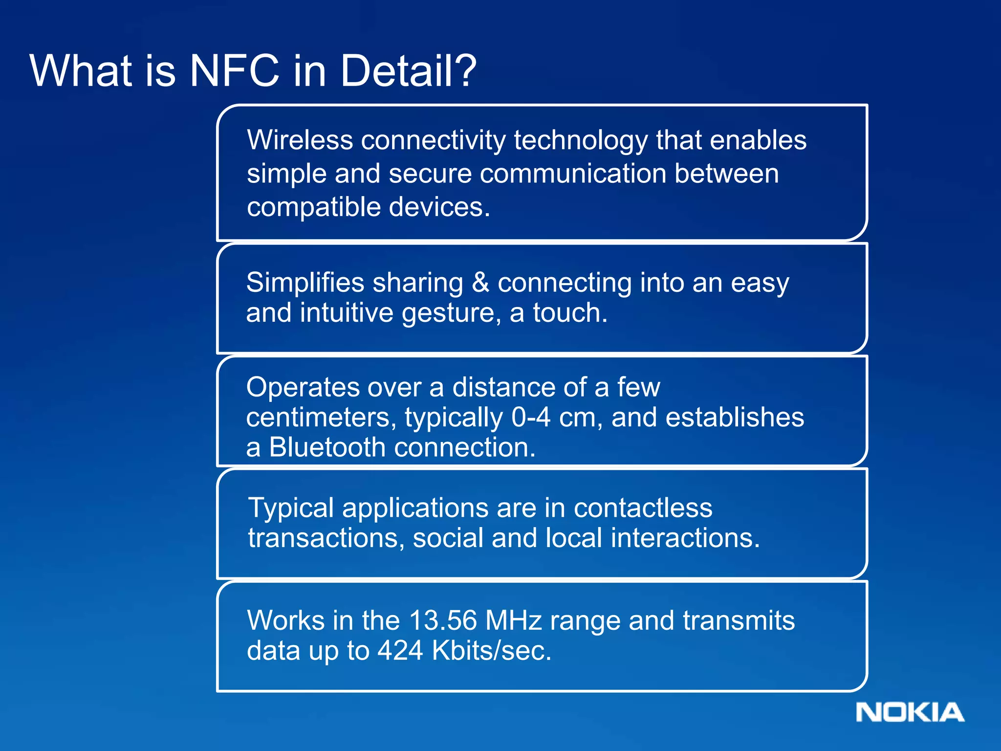 Nokia NFC - Tap into something new | PPTX