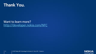 Nokia NFC Presentation | PPT