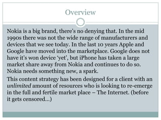 Nokia presentation | PPT