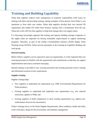 Nokia Supply Chain Management | PDF