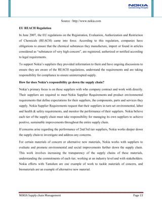 Nokia Supply Chain Management | PDF