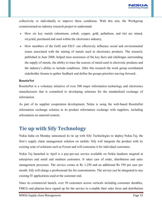 Nokia Supply Chain Management | PDF