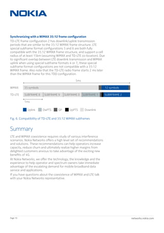 Nokia td lte-and_wimax_coexistence_and_migration | PDF