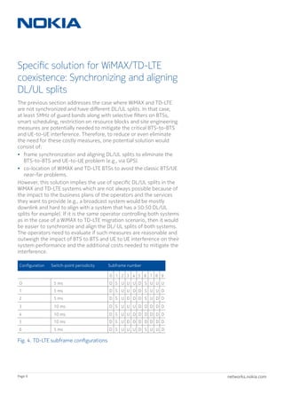 Nokia td lte-and_wimax_coexistence_and_migration | PDF