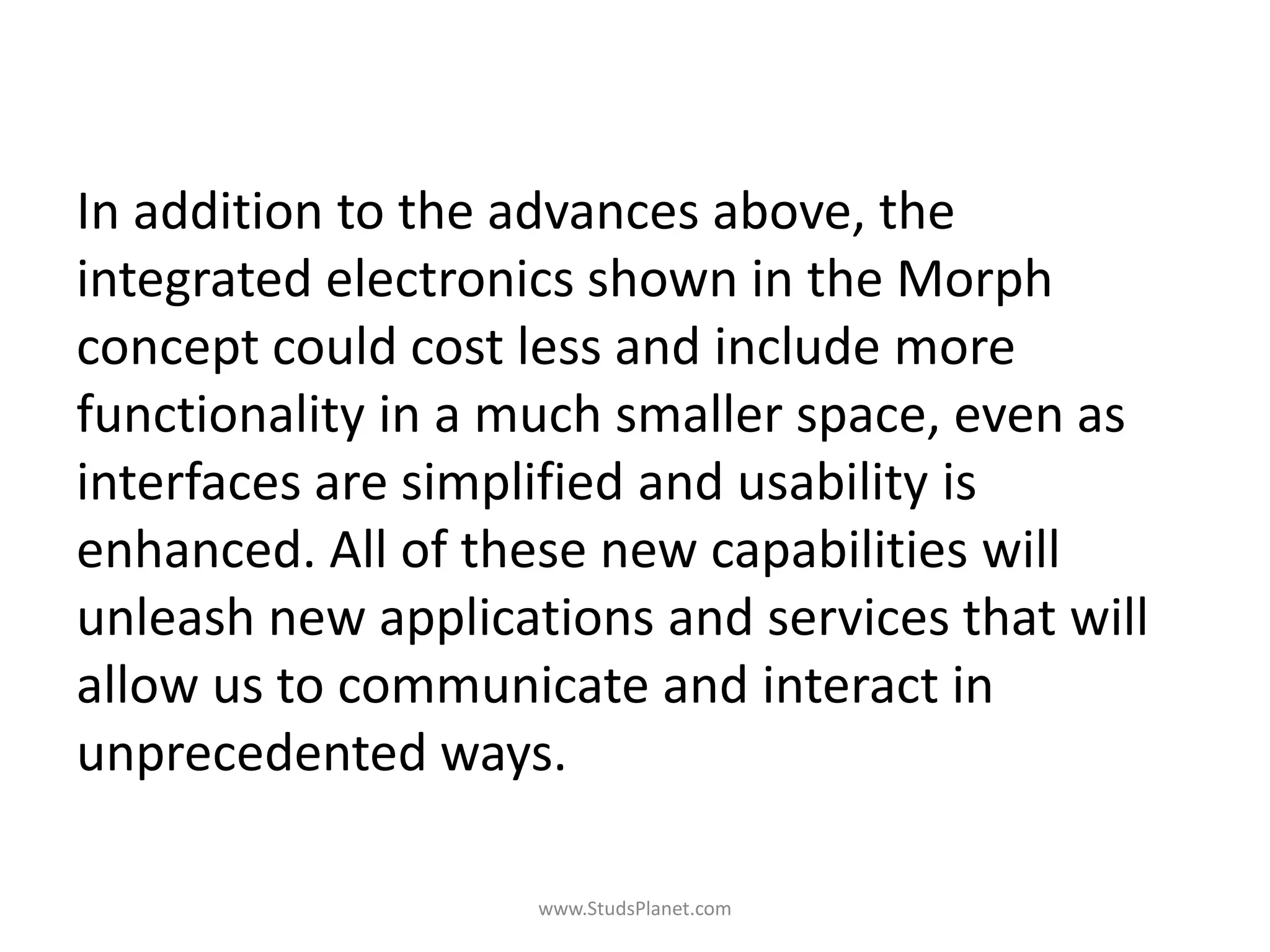 Nokia the morph concept | PPTX