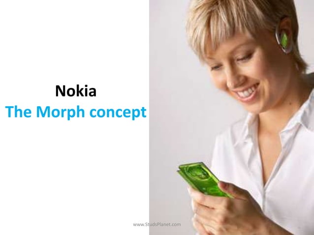Nokia the morph concept | PPTX
