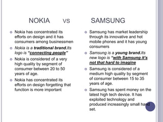 Nokia vs samsung | PPTX